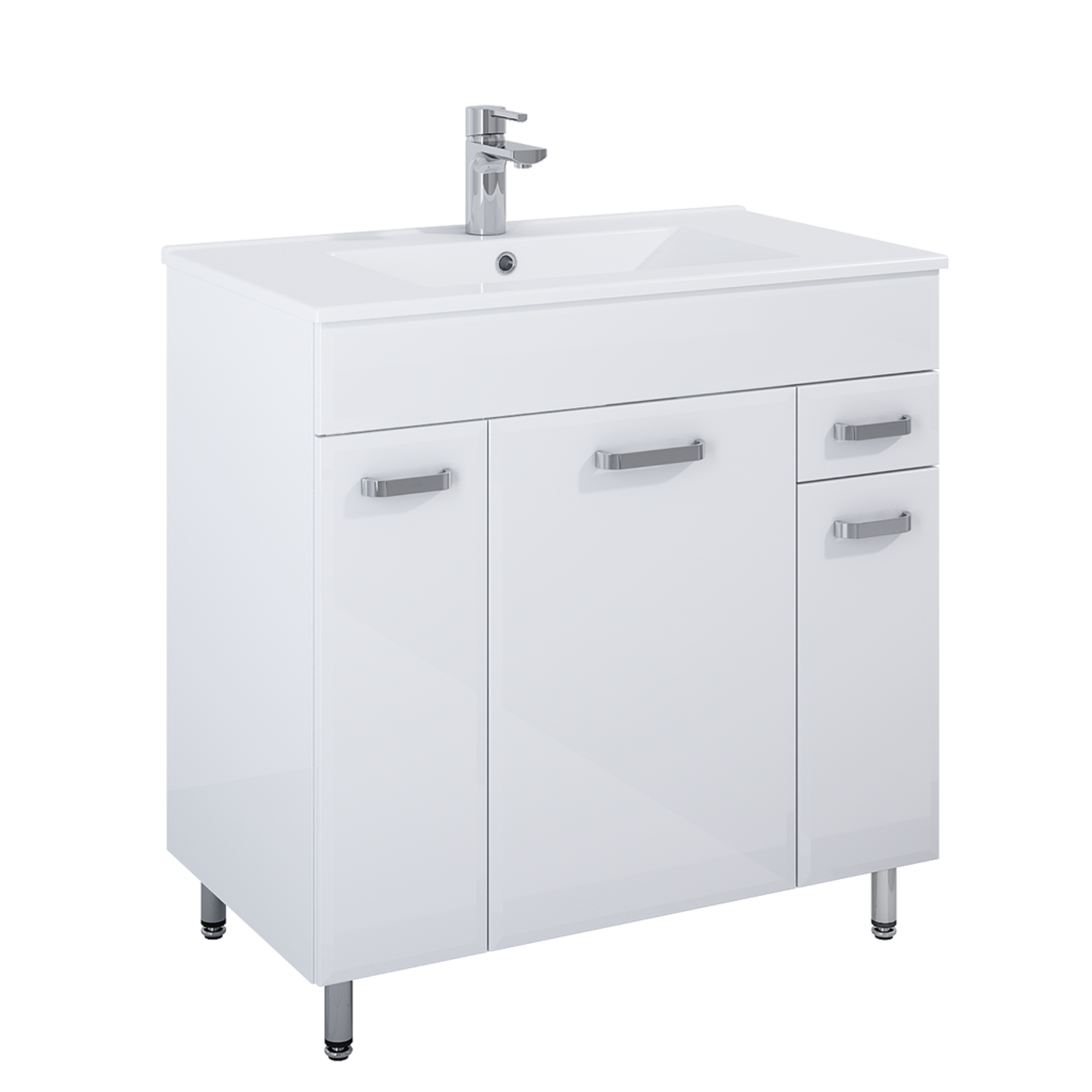 KOMPLET AMIGO KYRA 80 3D 1S WHITE azienkiMarze pl